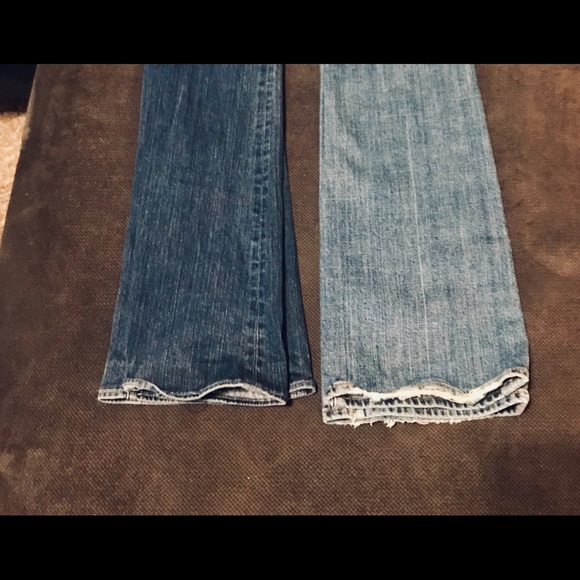 7 For All Mankind | Jeans | 2 Pairs Of Designer Jean Both Sizes Are A ...